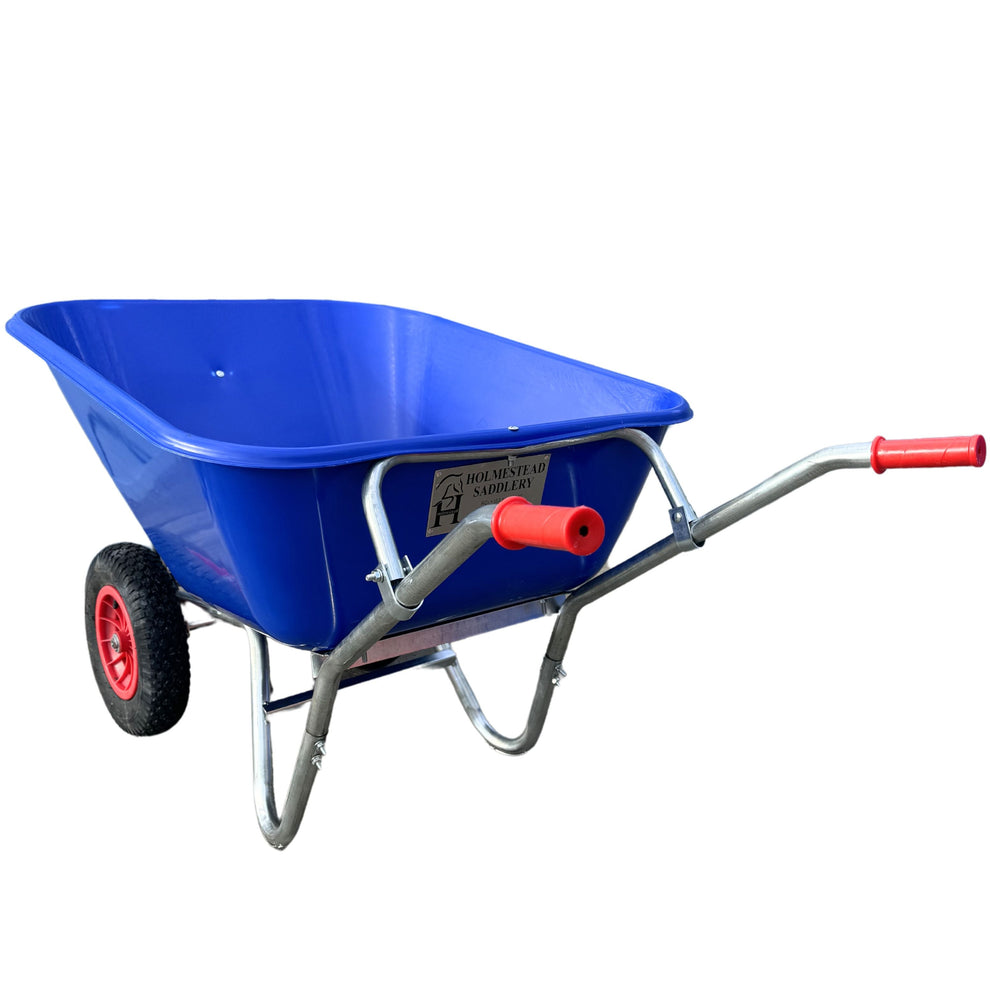 200L Twin Wheel Heavy Duty Wheelbarrow – North Holmestead Saddlery UK